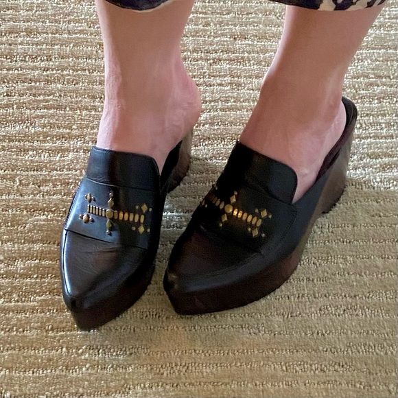 Calleen Cordero | Shoes | Calleen Cordero Pointed Toe Platform Mules ...